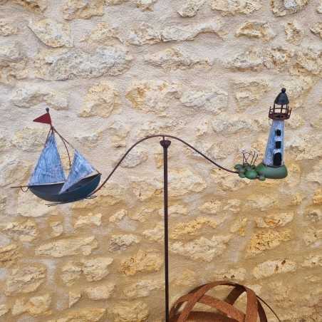 Balancier phare et bateau 39,90 € LEZARD DU JARDIN